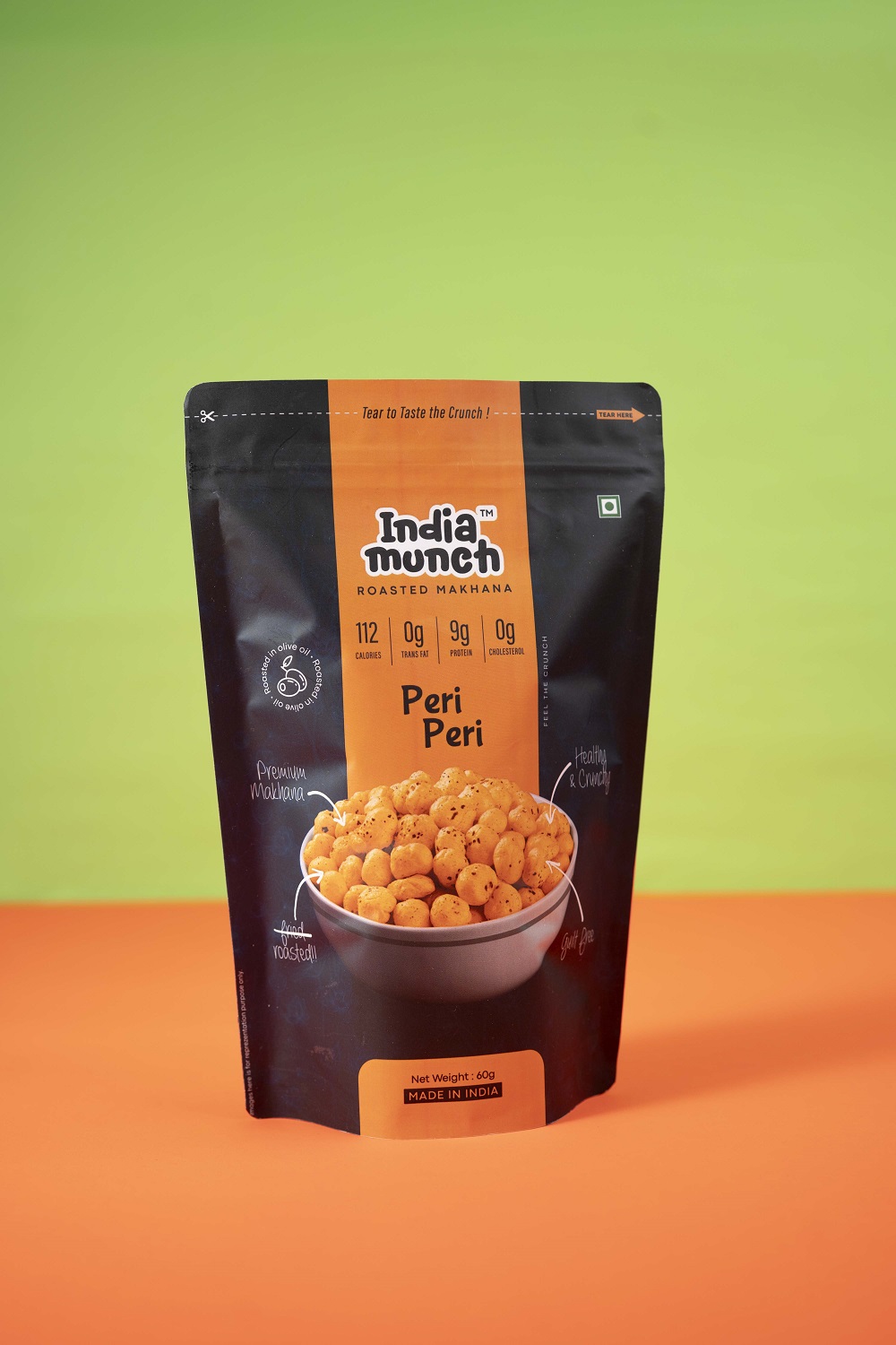 Peri Peri - Roasted Makhana by India Munch - India Munch